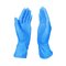 FDA approved medical blue examination powder free disposable nitrile gloves supplier